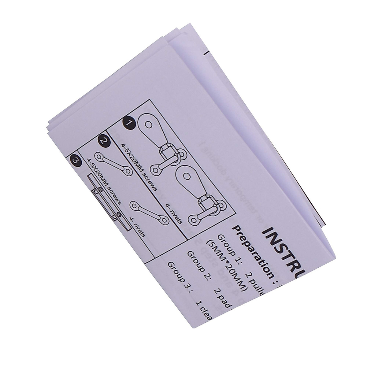 Kayak Canoes Anchor Trolley Kit System w/Pulleys Pad Eye Cleats Ring 30 Feet of Rope