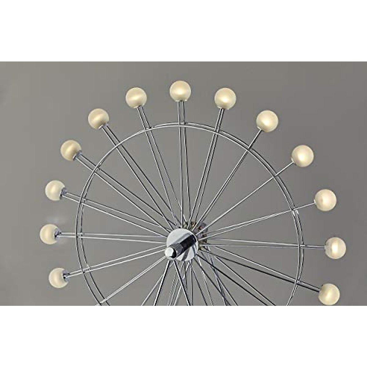 Adesso Home 2120-22 Transitional LED Table Lamp from Coney Collection in Chrome Finish, 5.25 inches, Large, Bronze