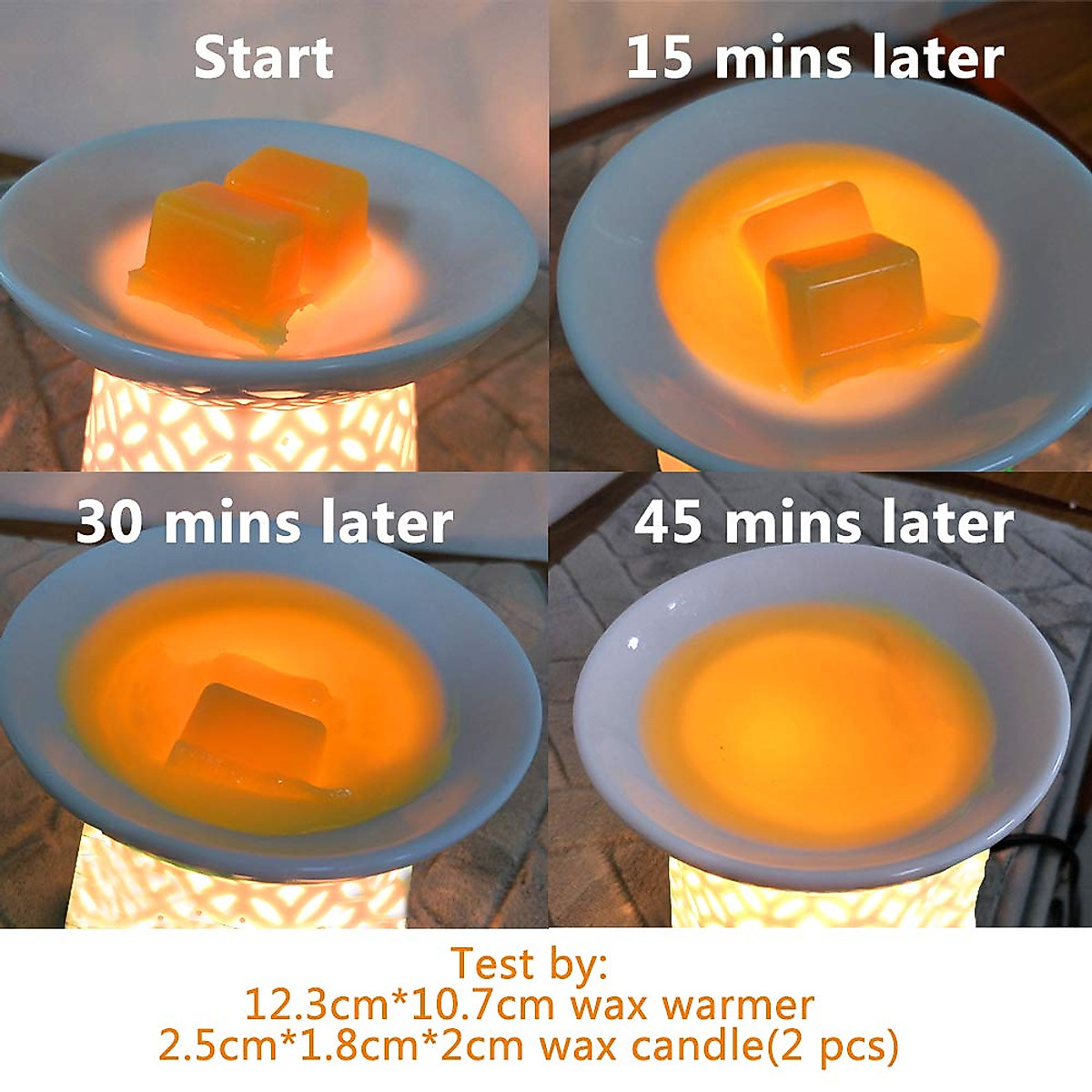 4 Pack Wax Warmer Bulbs,20 Watt Bulbs for Middle Size Scentsy Warmers,G30 Globe E12 Incandescent Candelabra Base Clear Light Bulbs for Candle Wax Warmer