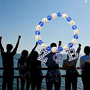 BAUNA Zeta Phi Sorority Beta Paraphernalia Gift Inspired Greek Sorority Jewelry Gift (Bracelet)