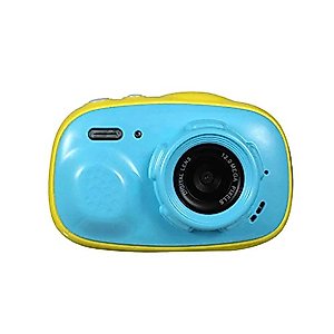 LKYBOA Child Camera -Kids Camera for Girls Gifts, Screen Shockproof Selfie Toy Camera with Flashlight,Mini (Color : Blue)