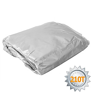 Truck Cover Waterproof All Weather Compatible with 1990-2021 F-150 Full Outdoor Truck Pickup Car Covers Lightweight Breathable Covers for Car UV Protection/Windproof/Dustproof/Scratch Resistant