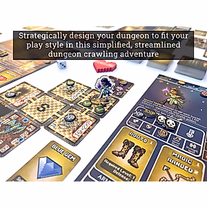 Dungeons and Feelings Board Game | Social and Strategy Hybrid Board Game | Ice Breaker | Story Telling | Question Game | RPG | Adventure | 1st Edition