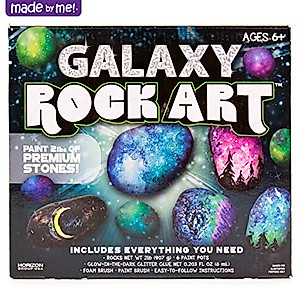 Galaxy Paint Your Own Rock Art by Horizon Group USA, Black
