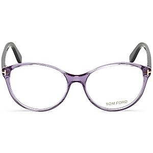 Tom Ford - FT 5403, Round, ACETATE/SILVER, women, LILAC (078 A), 54/15/140