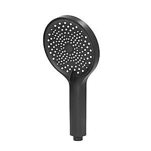 Handheld Shower Head, Colorfast Wearproof Lightweight High Pressure Showerhead for Bathtub (Black)