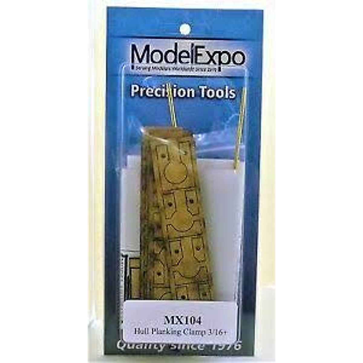 Model Shipways Set of 6 Hull Clamps for Bulkheads 3/16" or Thicker MX104