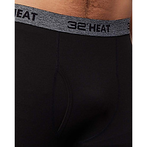 32 Degrees Heat Mens Performance Thermal Lightweight Baselayer Legging Pant, Black, Large