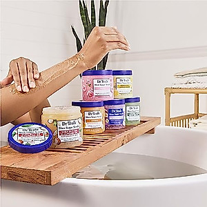 Dr Teal's Shea Sugar Body Scrub, Cannabis Sativa Hemp Seed Oil with Essential Oils, 19 oz (Pack of 3) (Packaging May Vary)