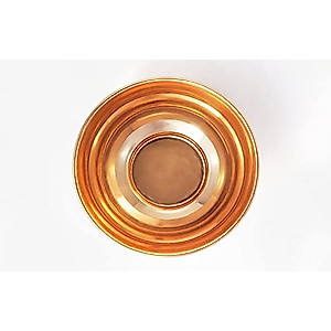 Alchemade Set of 2 Copper Ice Cream Bowls - 100% Pure Copper Bowls For Your Copper Kitchenware & Copper Dishware Collection - For Everyday Kitchen Use Or As A Metal Decorative Bowl