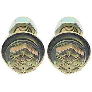 Robbor Grab Hook 5/16 in Bolt-on Grab Hook Grade 70 Forged Steel Tow Hook Work Well for Tractor Bucket, RV, UTV,Truck with Backer Plate and Hardware -2 PK