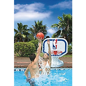 Poolmaster 72900 NBA Logo USA Competition-Style Poolside Basketball Game , White