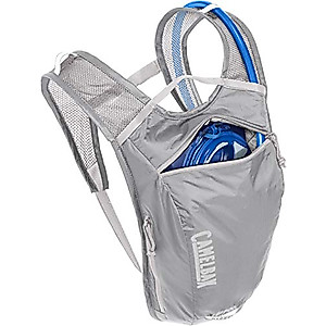 CamelBak Women's Hydrobak Light Bike Hydration Backpack 50oz, Drizzle Grey/Silver Cloud