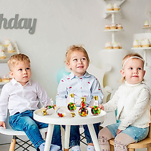 Tessco 72 Pieces 100 ml Plastic Light Bulb Jars with Labels, Light Bulb Candy Containers Clear Candy Jars Fillable Lightbulb Ornaments for Crafts 2023 Graduation Party Favors Drink