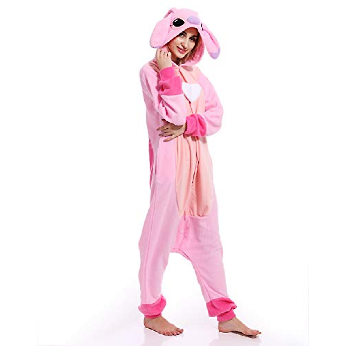 Lazutom Unisex Adult Cosplay Costume Onesie Fancy Dress Costume Hoodies Pajamas Outfit for Christmas Halloween Carnival