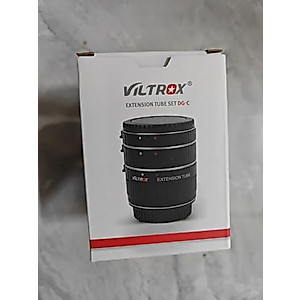 Viltrox Metal Mount Auto Focus Macro Extension Tube Ring Set 12mm 20mm 36mm for Canon EF & EF-S Lens DSLR Camera 760D 700D 90D 80D 70D 5D 6D 7D 1300D Rebel T6 T7 T5 T8i T7i T6i T6s T5i T4i SL3