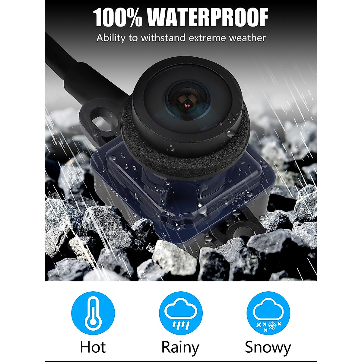 Rear View Backup Camera Compatible for Dodge Journey 2011-2019 Reverse Camera Replaces 56054158AB 56054158AC 56054158AD 56054158AE 56054158AF 56054158AG