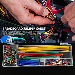 140pcs U Shape Solderless Breadboard Jumper Cable Wire Kit Box for DIY Shield Arduino and Raspberry Pi