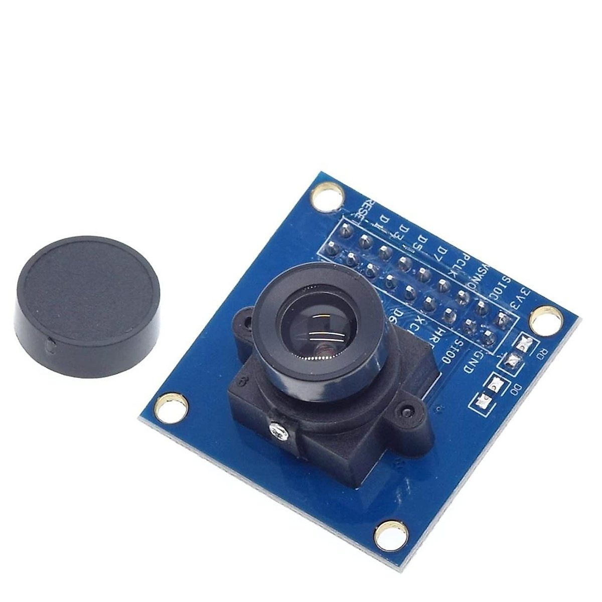 1Pcs OV7670 Camera Module Supports VGA CIF Auto Exposure Control Display Active Size 640X480 (Color : Ov7670 Bracket)
