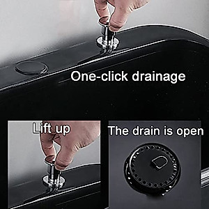 Portable Floor Mop Sink, Floor Mount Mop Sink/Basin, Single Bowl Kitchen Sinks, Camping Sink, Slop Sinks, For Commercial Kitchen, Restaurant, Business, Garages, Basements ( Size : 40*60*50.5cm/15.7*23