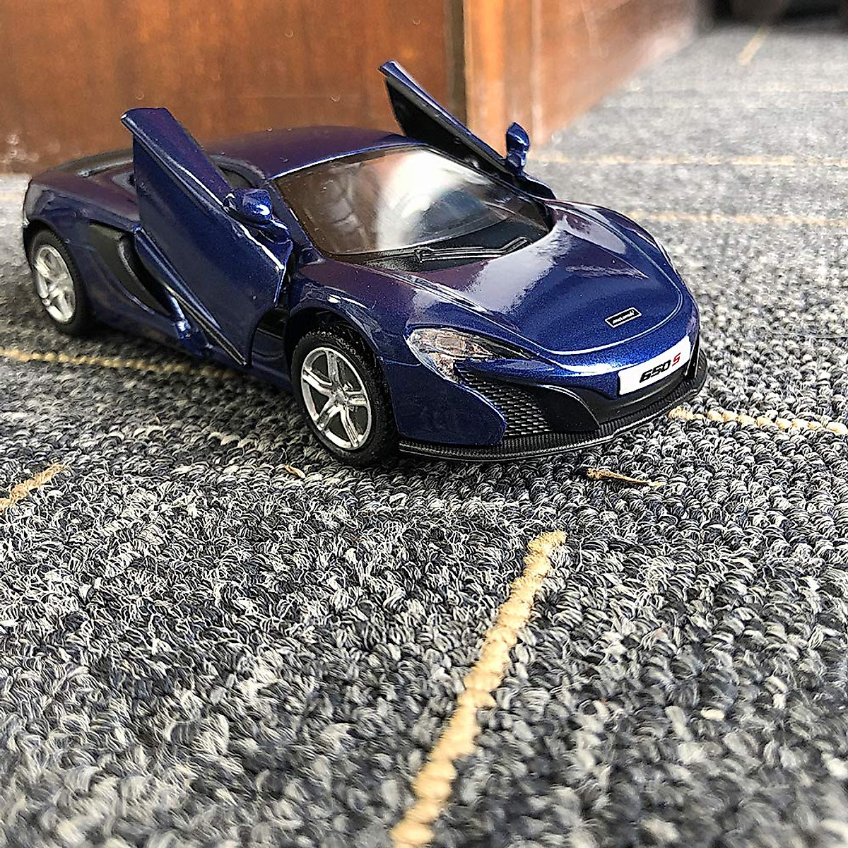 TGRCM-CZ 1/36 Scale McLaren S650 Casting Car Model, Zinc Alloy Toy Car for Kids, Pull Back Vehicles Toy Car for Toddlers Kids Boys Girls Gift (Black)