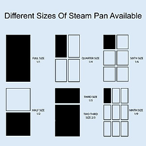 Excellante Half Size 4-Inch Deep Perforated 24 Gauge Steam Pans