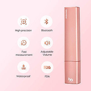 Femometer Smart Basal Thermometer BBT Thermometers Ovulation, Fertility Monitoring Tracking, Smart High-Precision Thermometer for Ovulation Tracking and Prediction Sync with Femometer APP