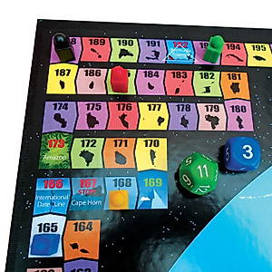 GLOBE RUNNER – Educational family board game for both kids and adults That races around The world through every country