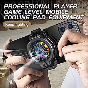 TJLSS Type-C Universal Mobile Phone USB Game Cooler System Cooling Fan Gamepad Holder Stand Radiator