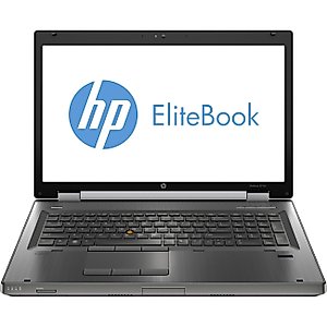 HP EliteBook 8770w C7A69UT 17.3-Inch Notebook (2.4 GHz Intel Core i7-3630QM Processor, 8GB SO-DIMM DDR3, 500GB HDD, AMD FirePro M4000, Windows 7 Professional) Gunmetal