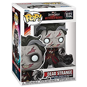 POP Marvel: Doctor Strange Multiverse of Madness - Dead Strange [Zombie] Funko Vinyl Figure (Bundled with Compatible Box Protector Case), Multicolor, 3.75 inches