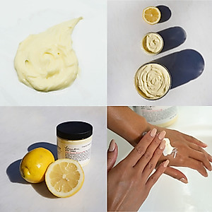 C.O. Bigelow Lemon Body Cream, Moisturizing Body Cream with Shea Butter, Kukui Nut Oil, Lemon Oil and Extracts for Dry Skin, 8 oz.