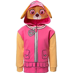 Paw Patrol Skye Toddler Girls Fleece Zip Up Hoodie 4T