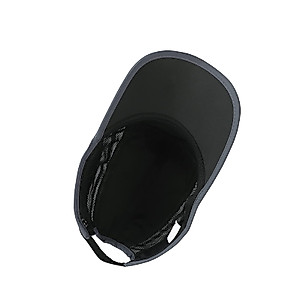 NICEYST Unisex Quick Drying Baseball Cap Summer Sun Visor Hats Mesh Reflective Outdoor Sports Hat for Men Women Black,One Size