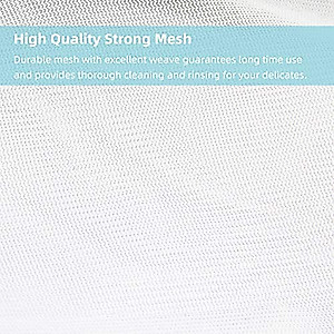 GOGOODA Set of 13 Mesh Laundry Bags, 11 Square Delicates Wash Bags and 2 Round Bra/Sock Wash Bags