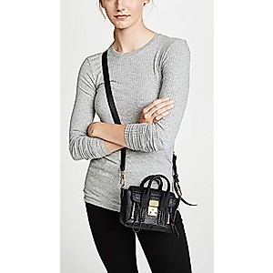 3.1 Phillip Lim Women's Pashli Nano Satchel, Black, One Size