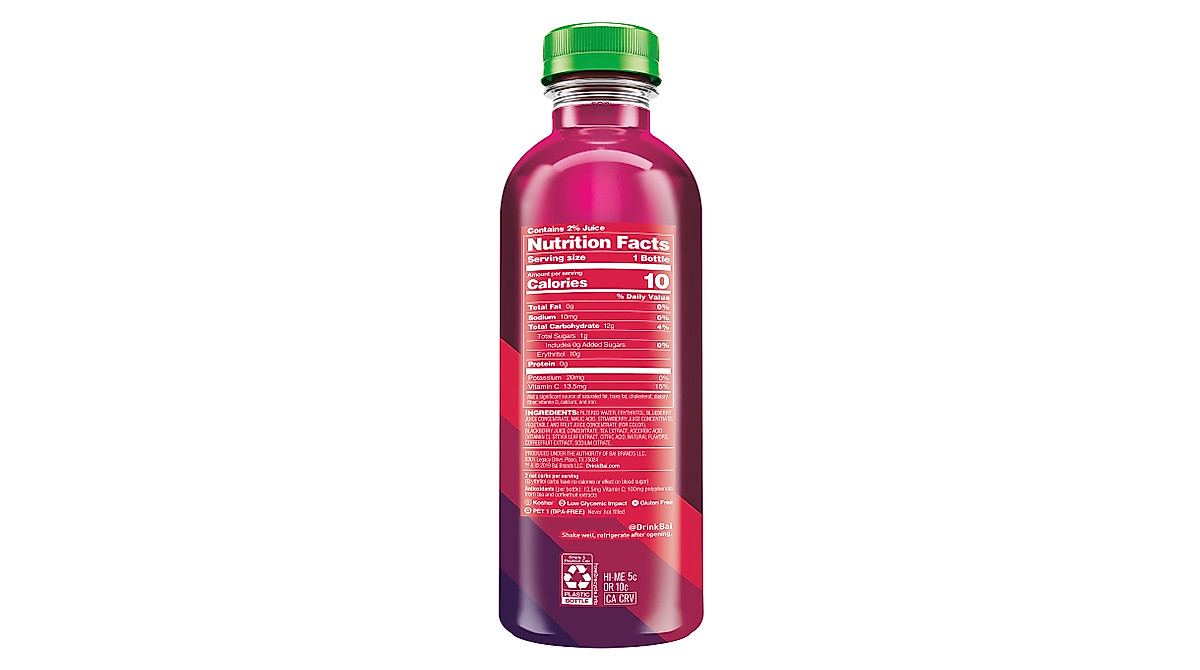 Bai Boost Buka Black Raspberry - Antioxidant Energizing Drink
