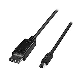 Accell mDP to DP 1.4 - VESA-Certified Mini DisplayPort to DisplayPort 1.4 Cable - 7 Feet, Hbr3, 8K @60Hz, 4K UHD @240Hz