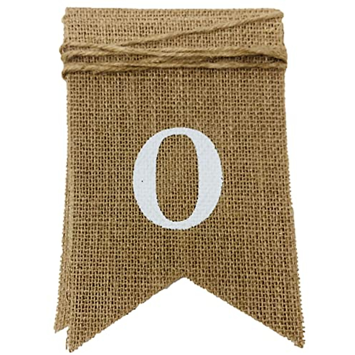 Shimmer Anna Shine First Birthday Banner ONE High Chair for Baby Boy and Girl and Anniversary Party Cake Decorations Burlap (White Print)