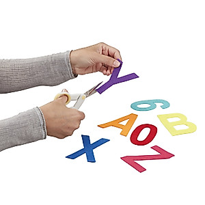 ECR4Kids Cutting Edge Ultra-Grip 5" Precision Non-Stick Stainless Steel Scissors w/Sheath - Extra Sharp Pointed Tip - For Sewing and Crafting, Pastel Yellow