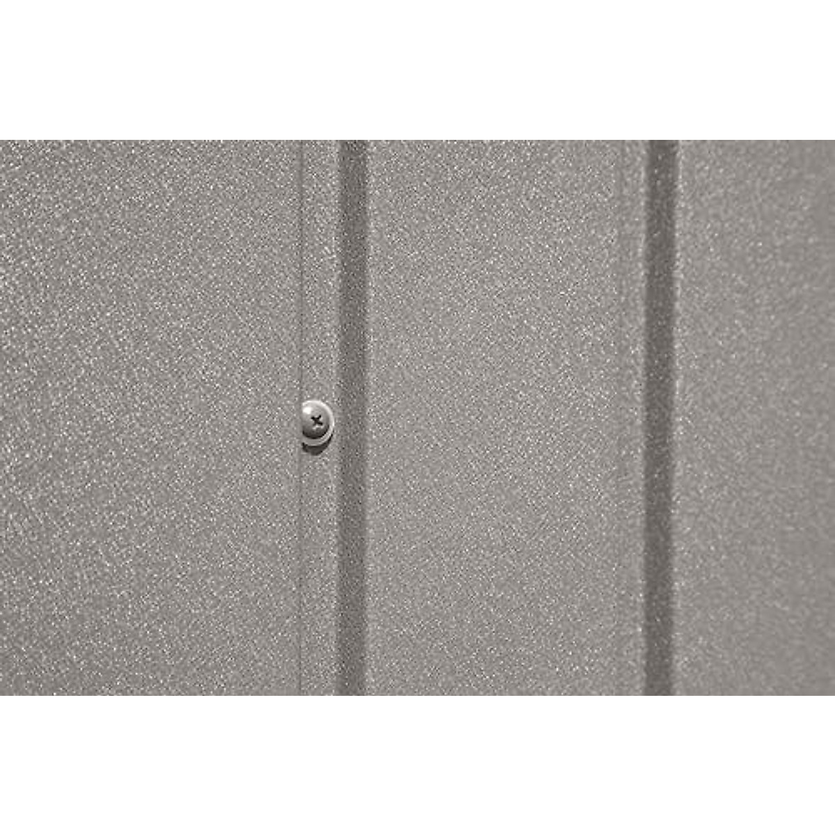 Arrow Shed Elite 10' x 12' Outdoor Lockable Gable Roof Steel Storage Shed Building, Cool Grey