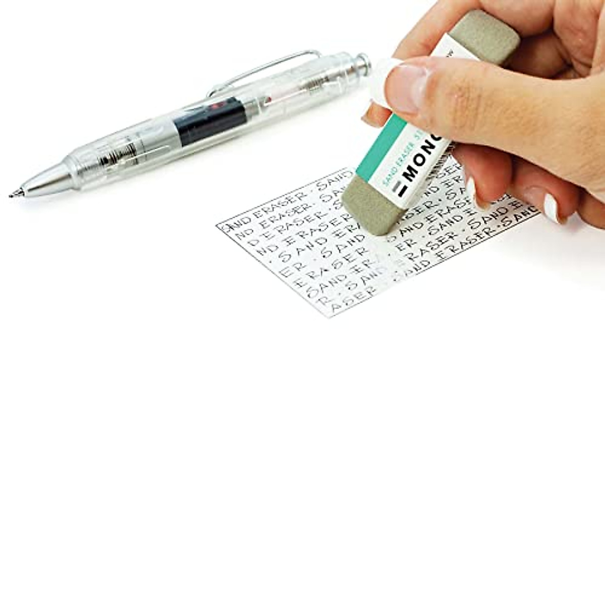 Tombow 67304 Mono Sand Eraser, 2-Pack. Silica Eraser Designed to Remove Colored Pencil and Ink Markings…