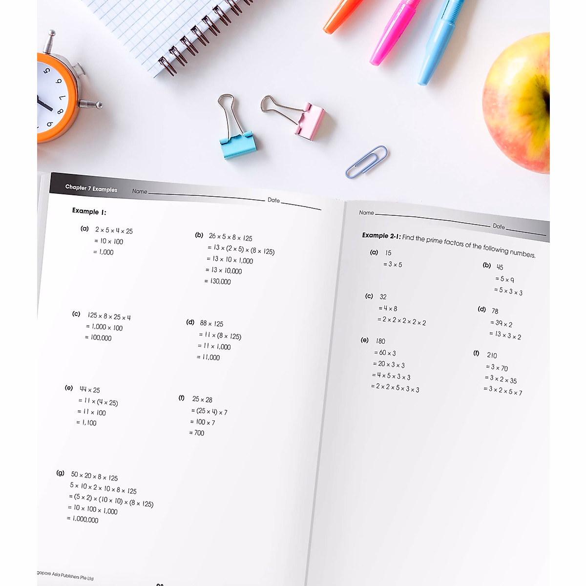 Singapore Math Challenge 4th Grade Math Workbooks, Singapore Math Grade 4 and Up, Patterns, Counting, Addition, Subtraction, Multiplication, Division, 4th Grade Math Classroom or Homeschool Curriculum