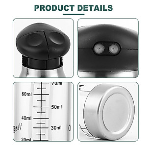 Xiaokeis Oil Sprayer for Cooking, 90ml Spray Bottles Kitchen Gadgets for Cooking Bottle 2 Compartment Home Kitchen for Kitchen, Salad, Baking, Frying(size:1 pcs)
