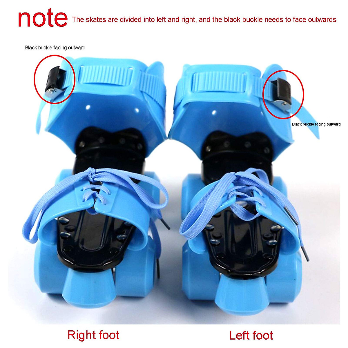 SM-River Classic Roller Skates, Adjustable Double Row Light Up Roller Skates, Beginner Kids Adults and Youth Indoor Outdoor (Pink,Adjustable)