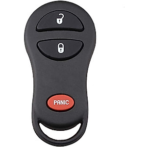 Key Fob Replacement for 2002-2005 Dodge Ram Truck 1500 2500/2001-2004 Dakota/2001-2003 Durango/2001-2003 Grand Caravan Keyless Entry Remote (GQ43VT17T)