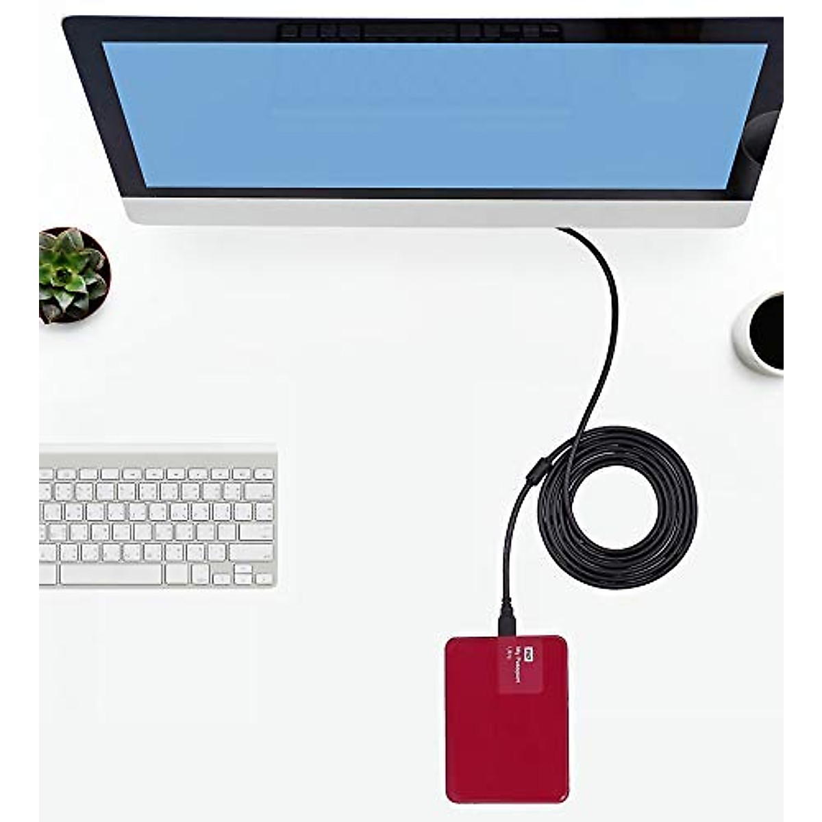 Ruaeoda USB to USB Cable Male to Male 20 ft, Long USB 3.0 Cable A to A for Data Transfer Hard Drive Enclosures, Printer, Modem, Cameras