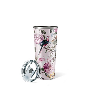 Bougie Primavera Insulated Tumbler, Gift Tube, 22-Ounces, Stainless Steel, Multicolor, Kitchen Décor