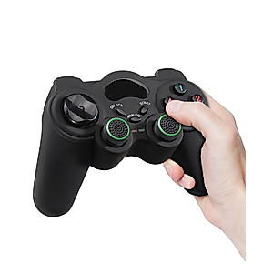 Fosmon [Set of 8] Analog Stick Joystick Controller Performance Thumb Grips for PS4 | PS3 | Xbox ONE, ONE X, ONE S, 360 | Wii U compatible with Nintendo Switch Pro - Black & Green (Set of 8)