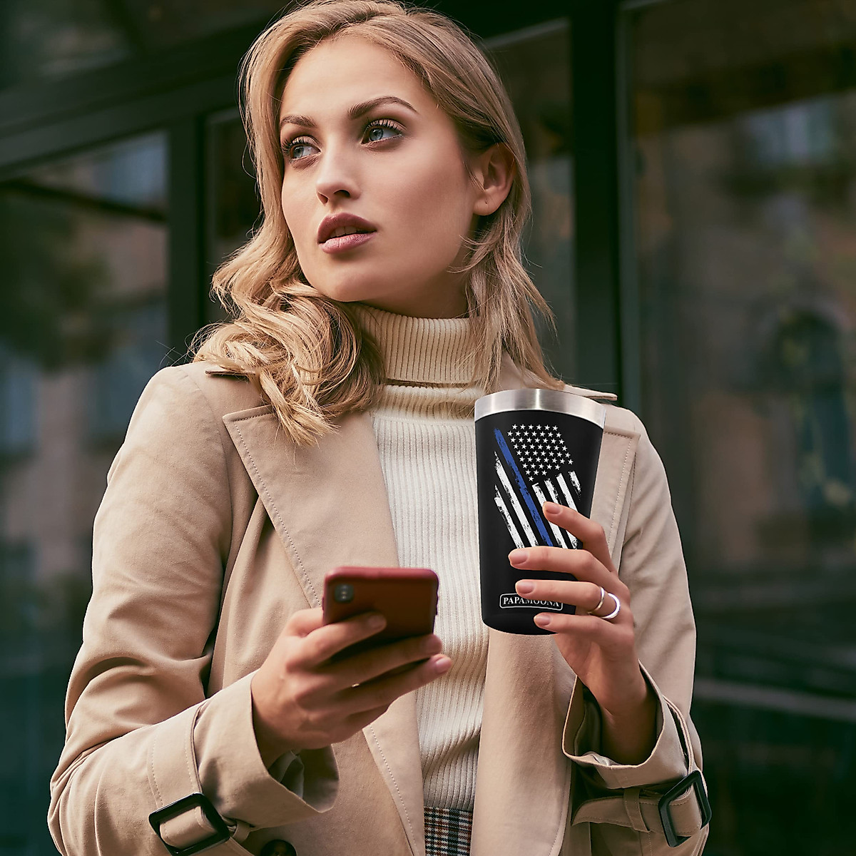 Thin Blue Line Gifts, Police Appreciation Gifts, Police Officer Gifts, Law Enforcement Gifts, Police Travel Mugs, School Officer Gift, School Resource Officer Cops Officer Gifts, Wine Coffee Tumbler